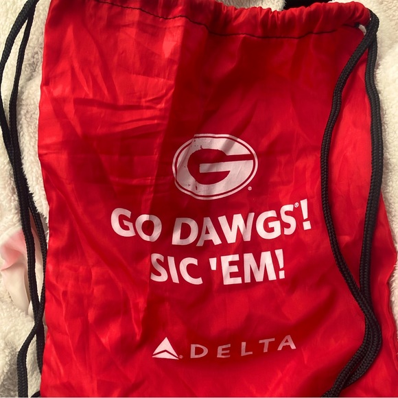 Bags | Ga Bulldogs Drawstring Backpack | Poshmark